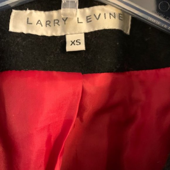 Larry Levine | Jackets & Coats | Designer Larry Levine Womens Black ...